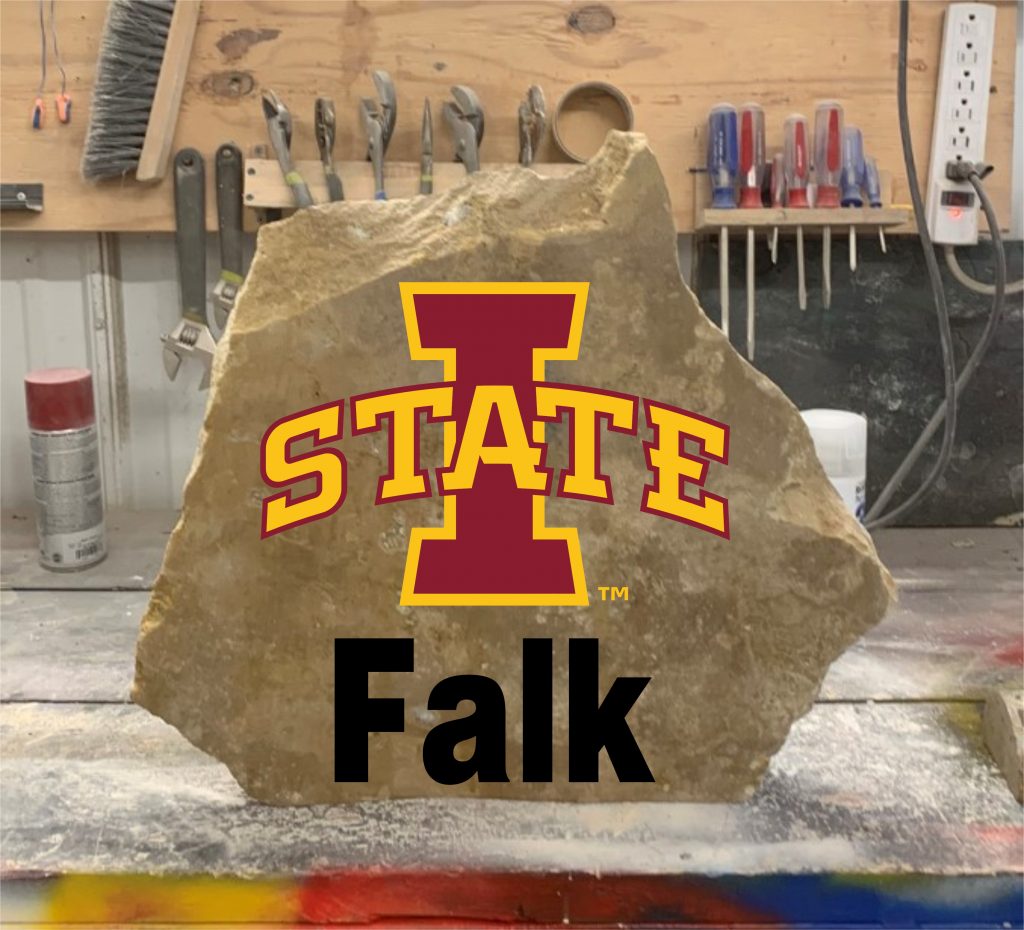 Personalized ISU Engraved Stone – Saint Stone Company