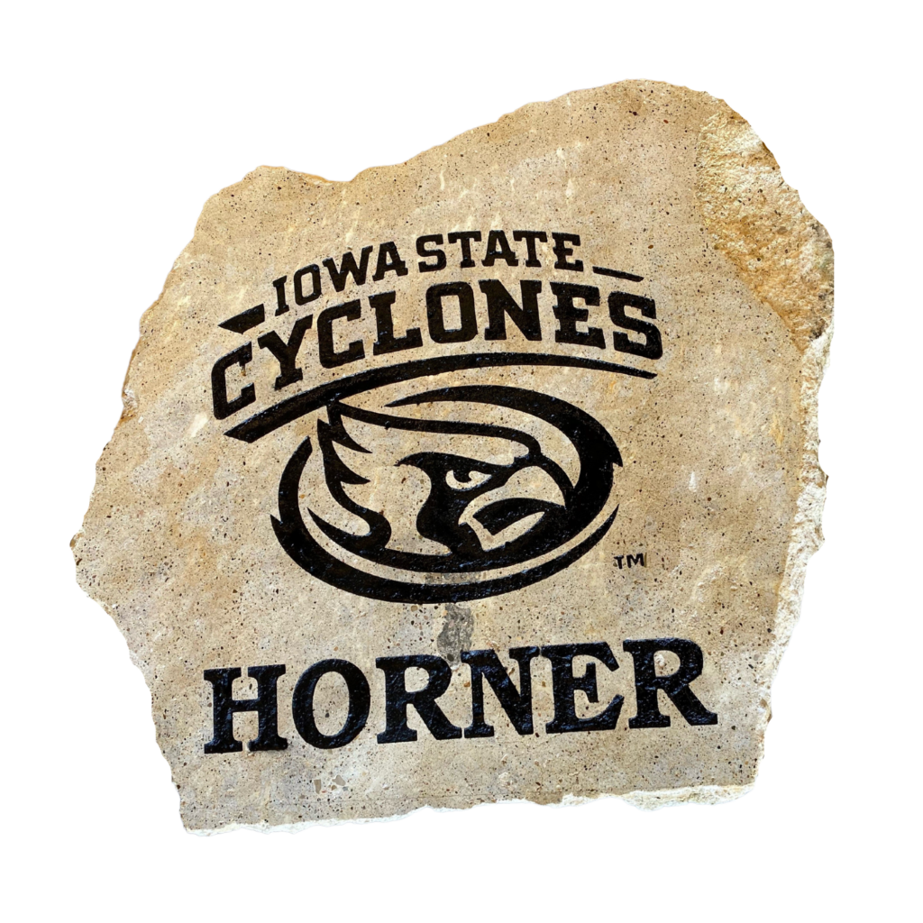 Personalized ISU Engraved Stone – Saint Stone Company