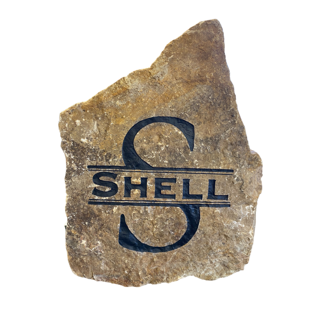 Large Personalized Monogram Engraved Stone – Saint Stone Company