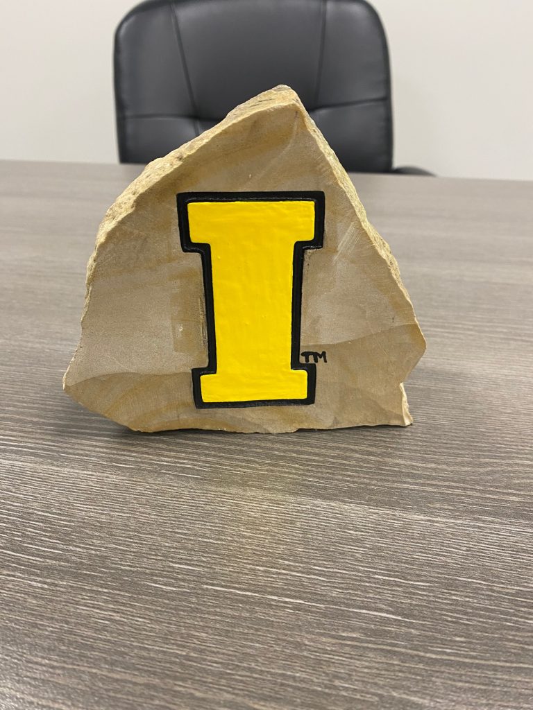 University of Iowa Hawkeyes Paperweight Engraved Stone – Saint Stone ...