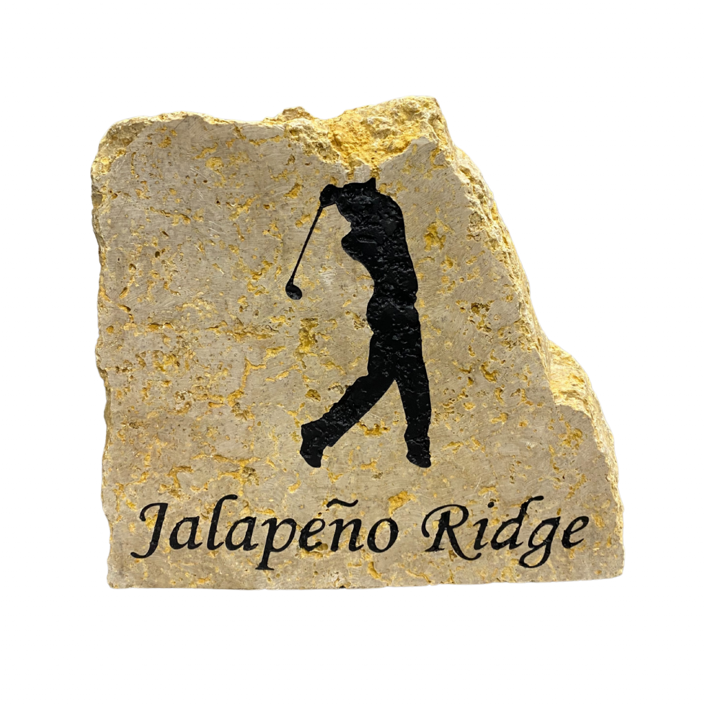 Personalized Golf Engraved Stone – Saint Stone Company