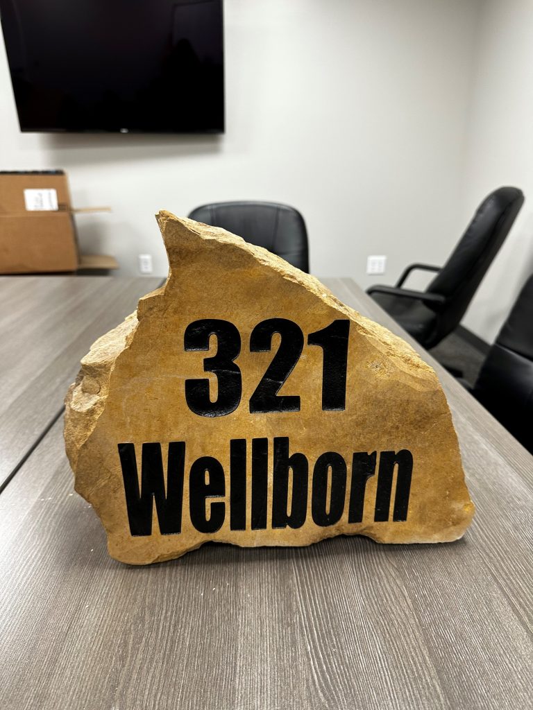 Extra Large Address Engraved Stone – Saint Stone Company
