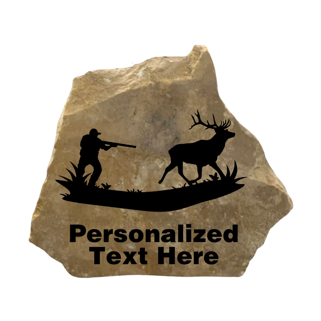Personalized Hunting Engraved Stone – Saint Stone Company