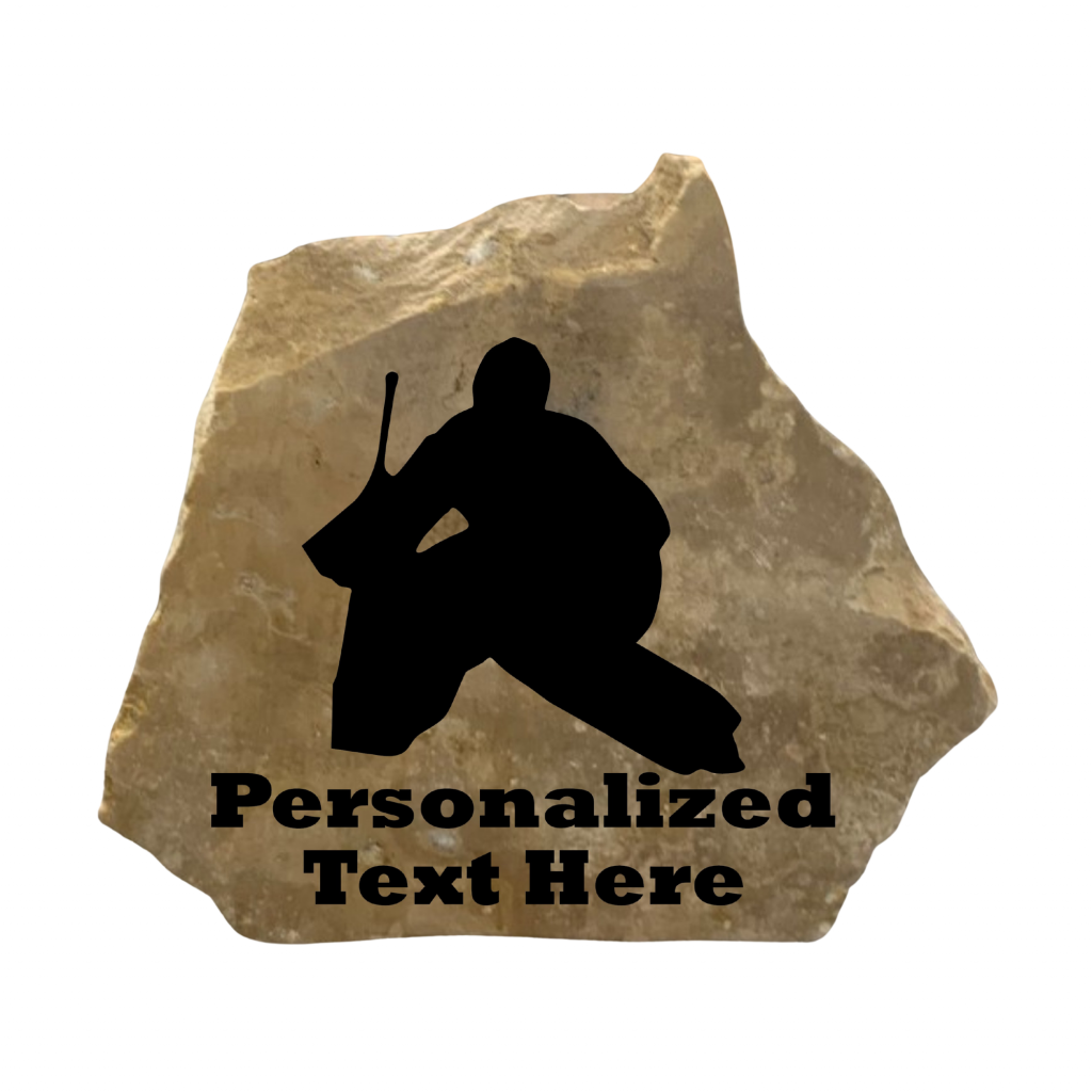 Personalized Hockey Engraved Stone – Saint Stone Company