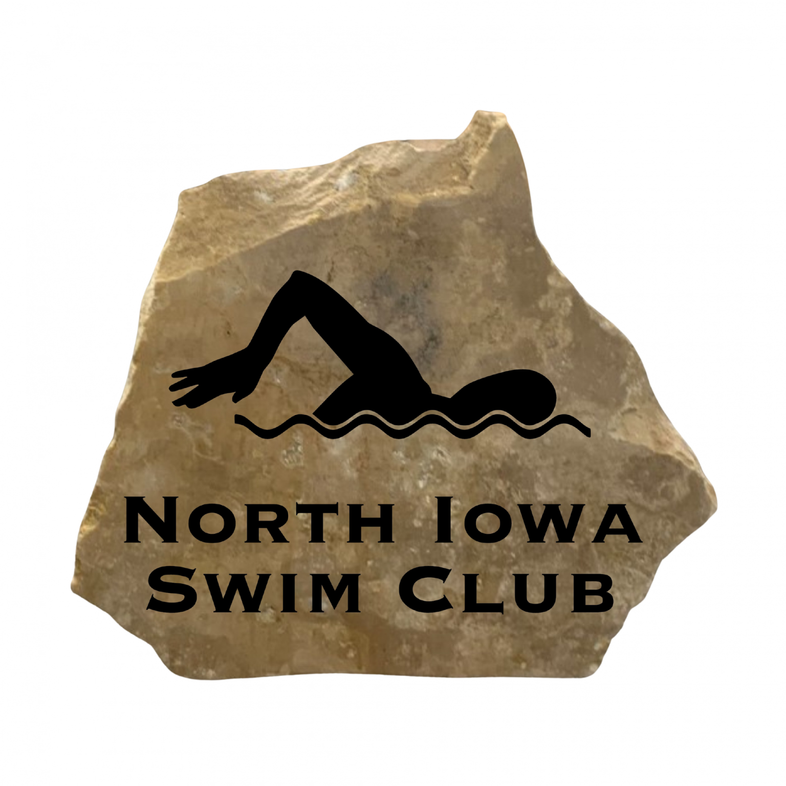Personalized Swimming Engraved Stone – Saint Stone Company