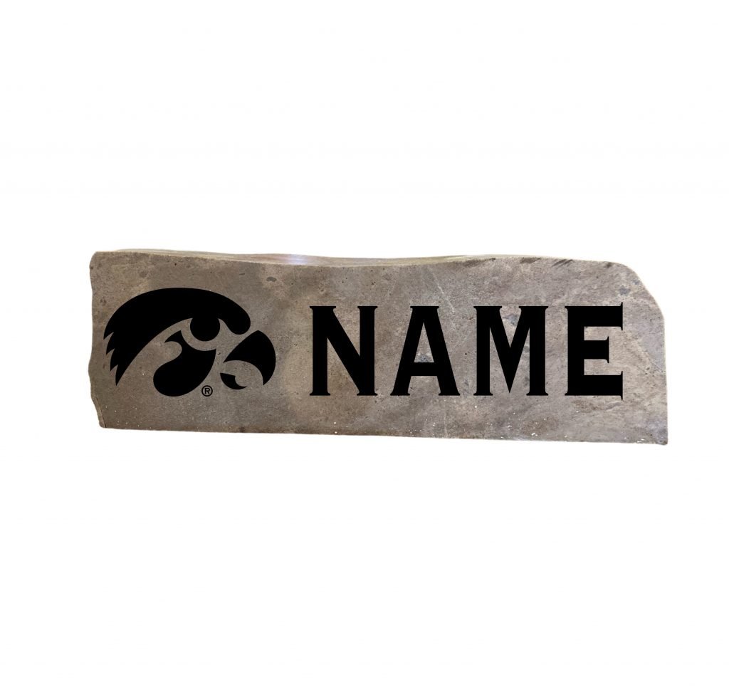 Personalized University of Iowa Nameplate – Saint Stone Company