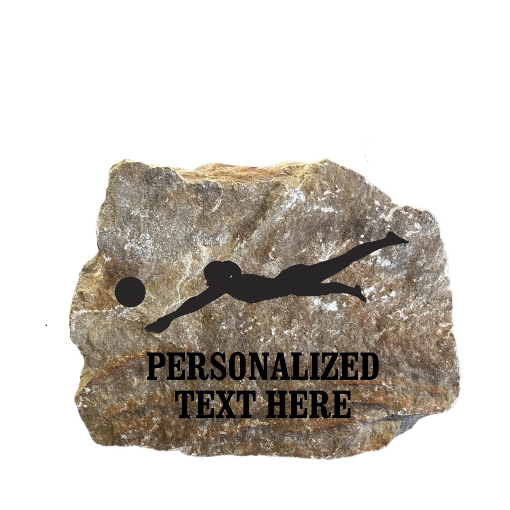Personalized Volleyball Engraved Stone – Saint Stone Company
