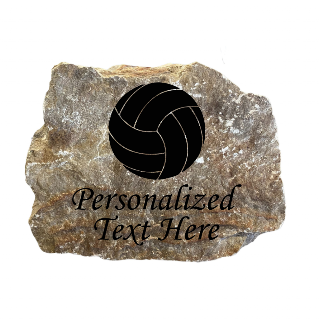 Personalized Volleyball Engraved Stone – Saint Stone Company