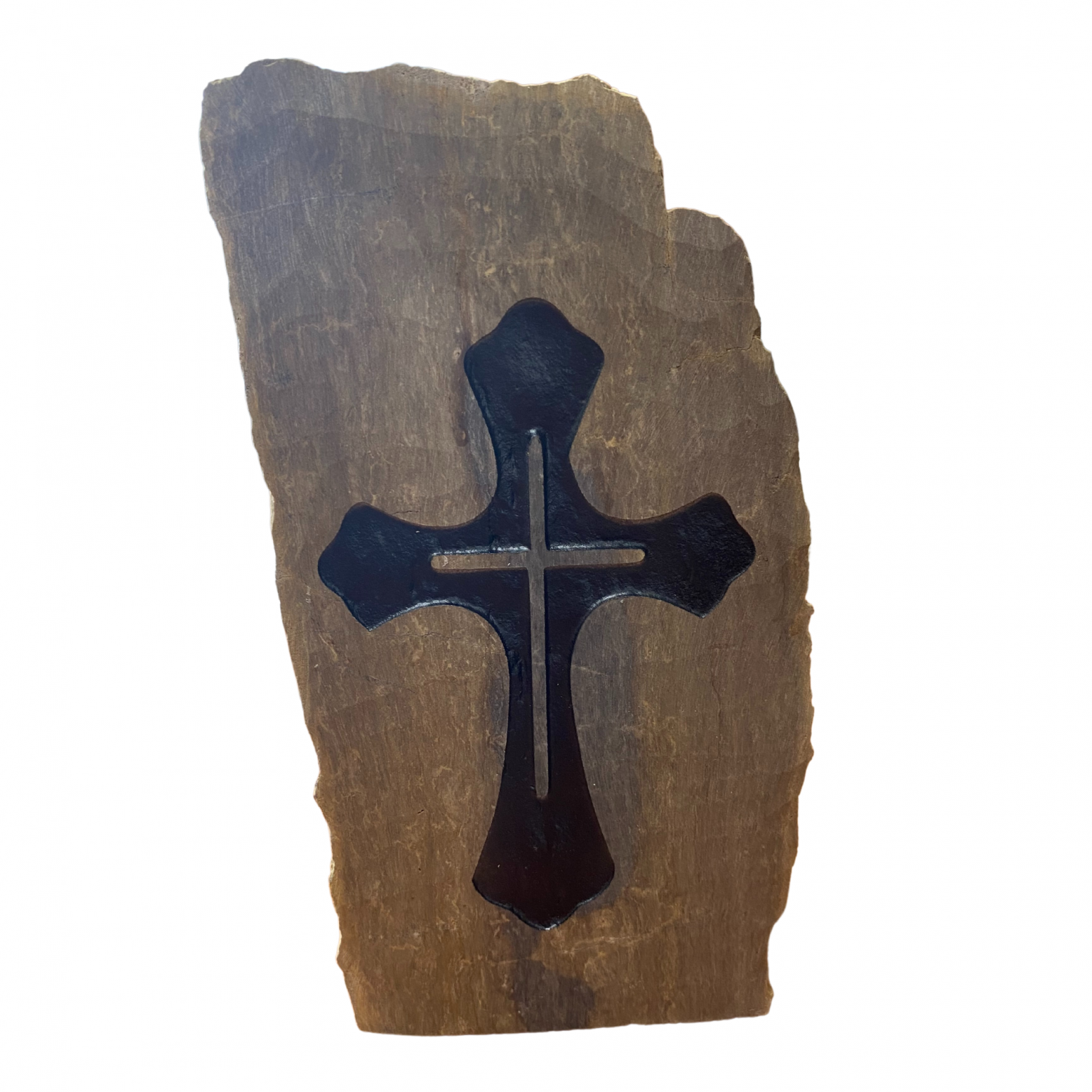 Cross Engraved Stone – Saint Stone Company